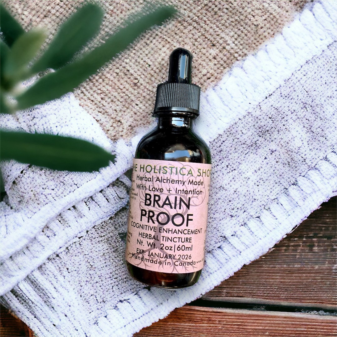 Brain Proof Organic Brain Cognitive Memory Focus Herbal Tincture - Etsy