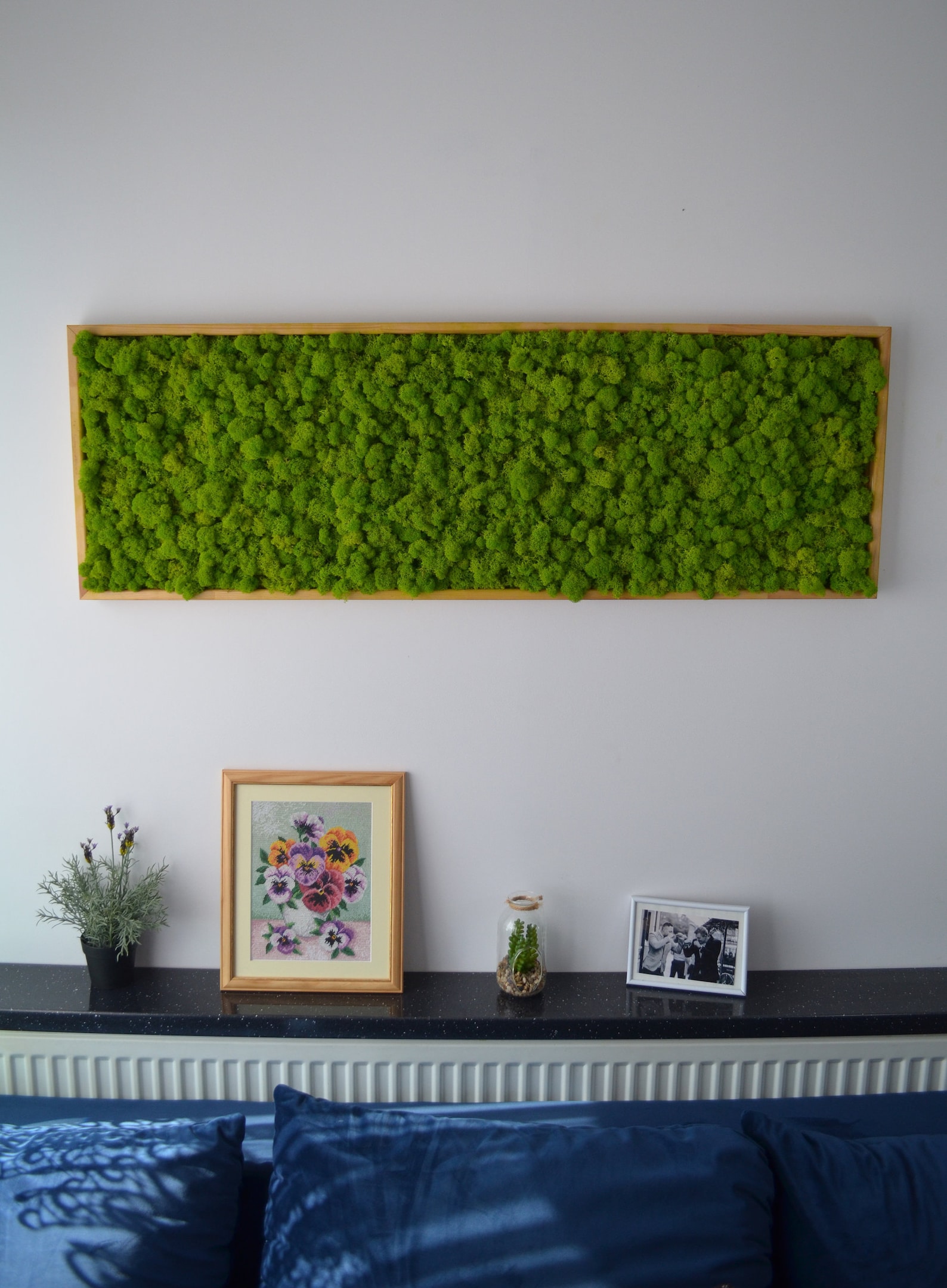 Moss Frame, Moss Wall, 47x16'', Moss Wall Art, Real Moss, Nature Room ...