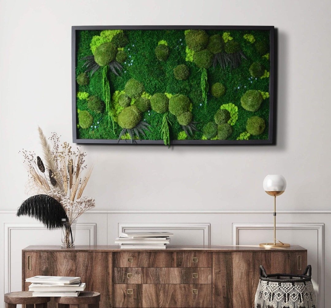 TERRA X MOSS ART - Preserved Moss Art, (without Lamp) Maintenance-free ...
