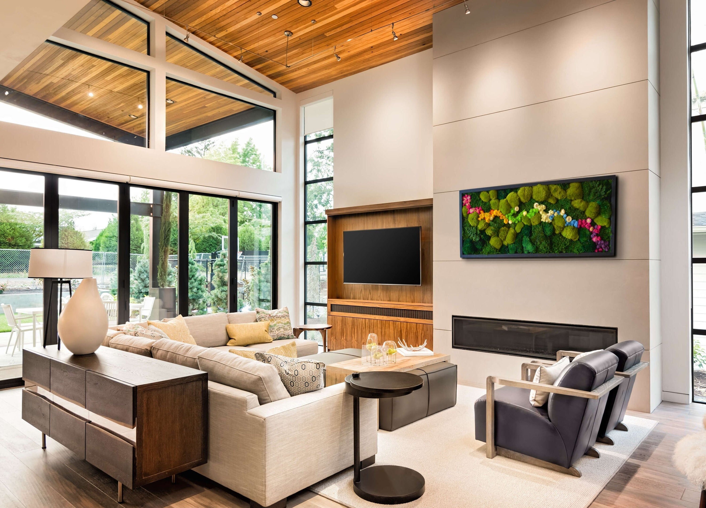 Spring Moss Art. Modern Wall Art. Real Moss. Moss Frame. Chartreuse ...