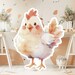 Chicken Farm Baby Big Decor Cutout Party Props, Chick Birthday Standee ...