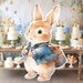 Peter Bunny Big Decor Cutout, Bunny Birthday Standee, Whimsical Peter ...