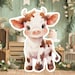 Cow Farm Baby Big Decor Cutout Party Props, Cute Cow Birthday Standee ...