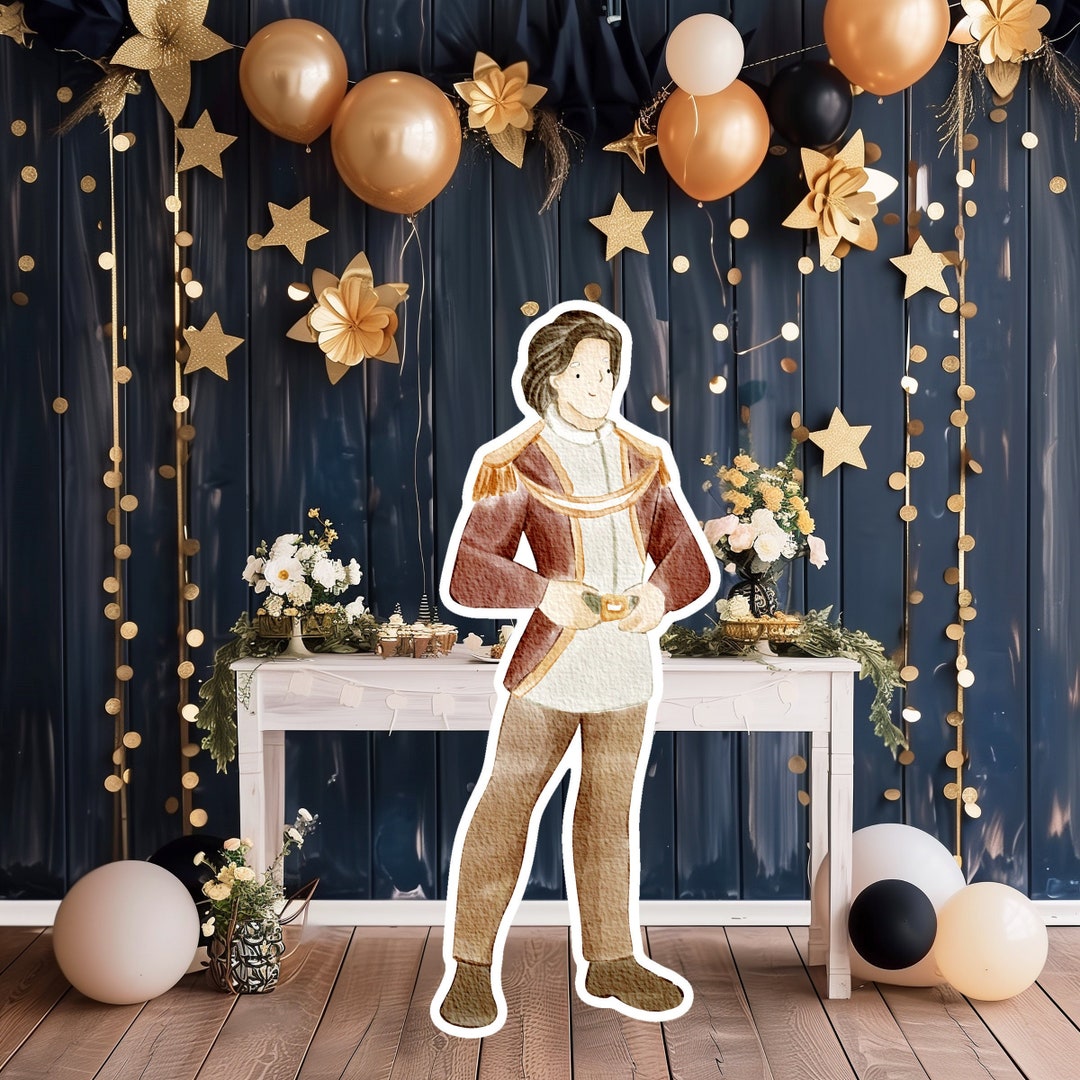 Prince Big Decor Cutout Party Props, Baby Girl Birthday Standee ...