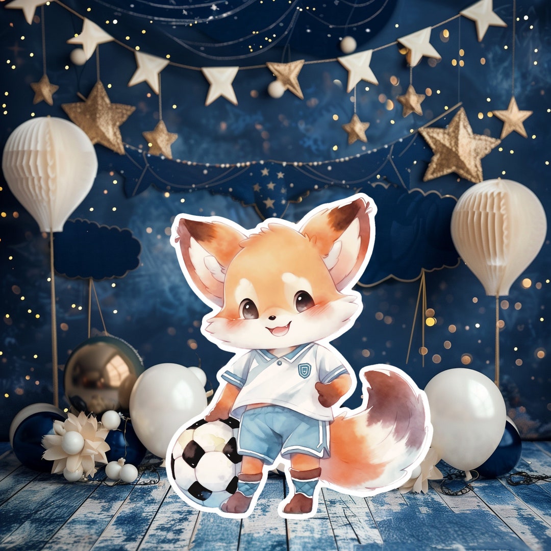 Soccer Player Baby Big Decor Cutout Party Props, Football Birthday ...