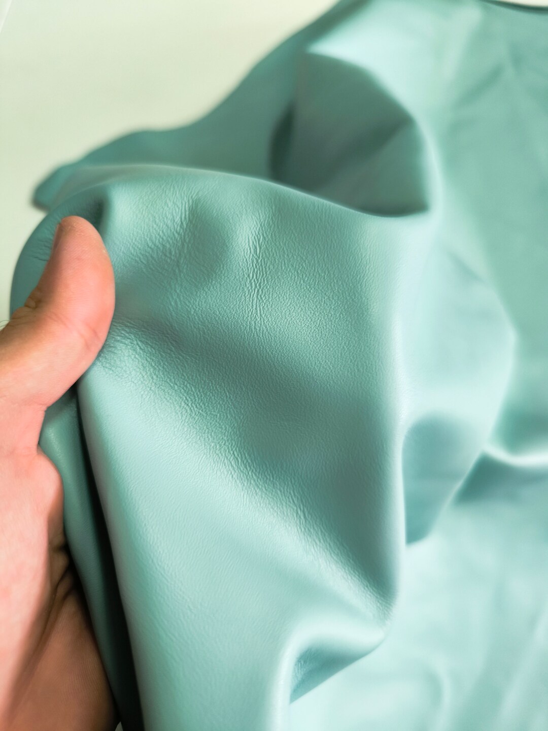 Turquoise Sheep Leather: Soft Lambskin Leather Hide (1.0mm 2,5 Oz) - Etsy
