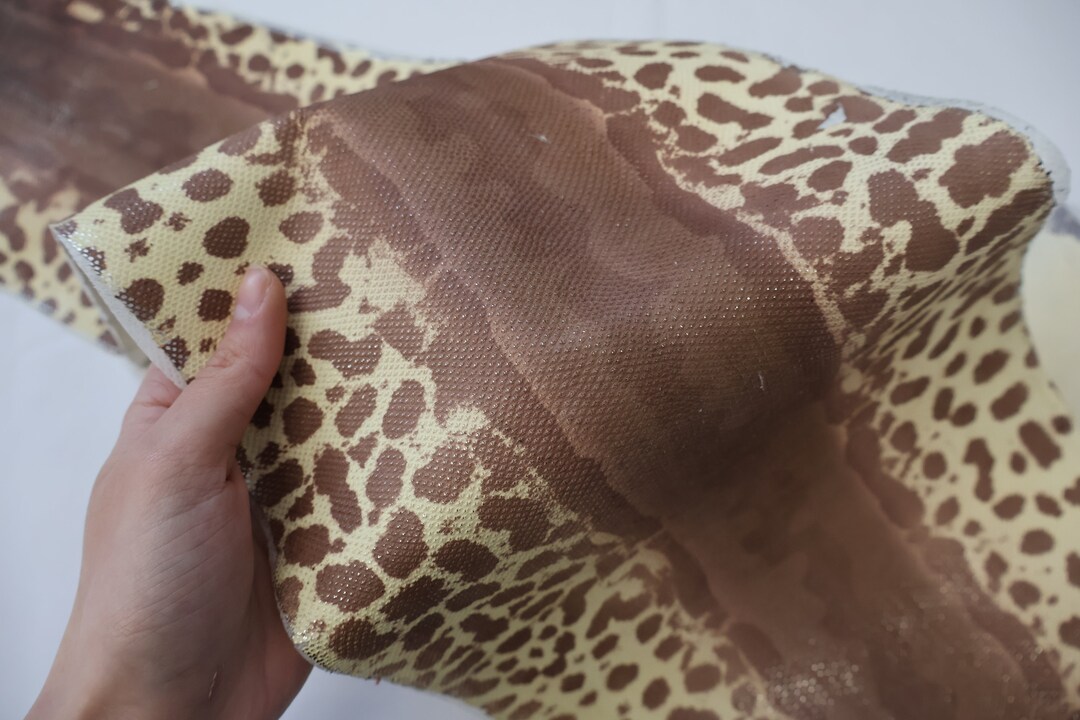 Genuine Snakeskin Karung Leather, Real Snake Hide of Thickness 0,8mm (2 ...