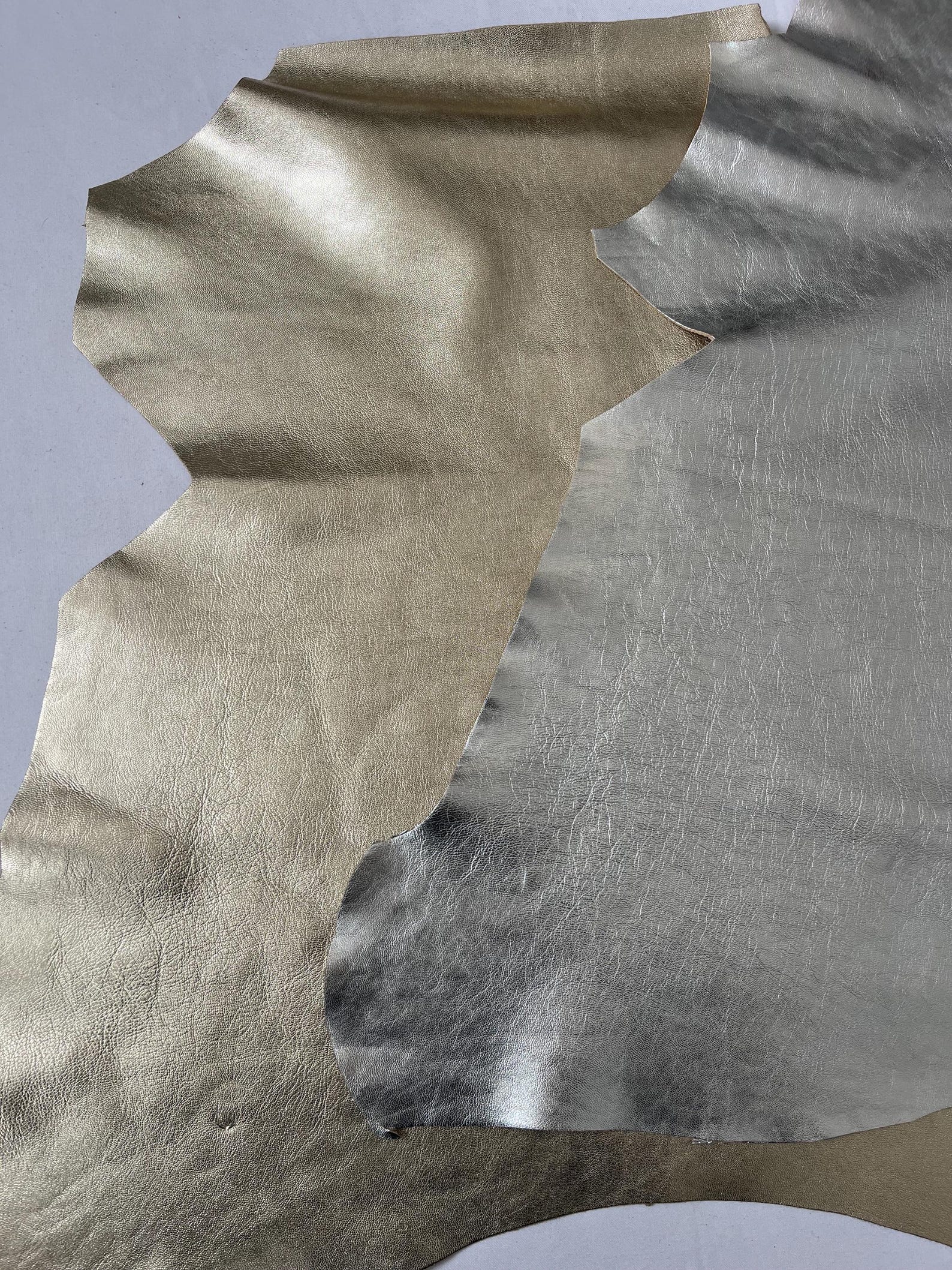 Metallic Goat Leather for Crafts: Soft and Thick Goatskin Hide (0.9mm 2 ...