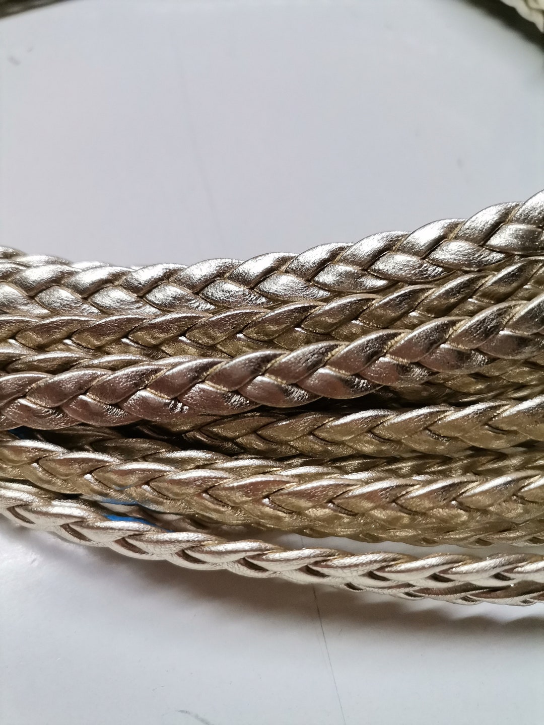 Braided Genuine Leather Strap: Knitted Straps, DIY Craft Supply - Etsy