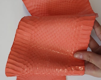 Genuine Snake Leather Real Snakeskin Leather for Crafts, Thin and ...