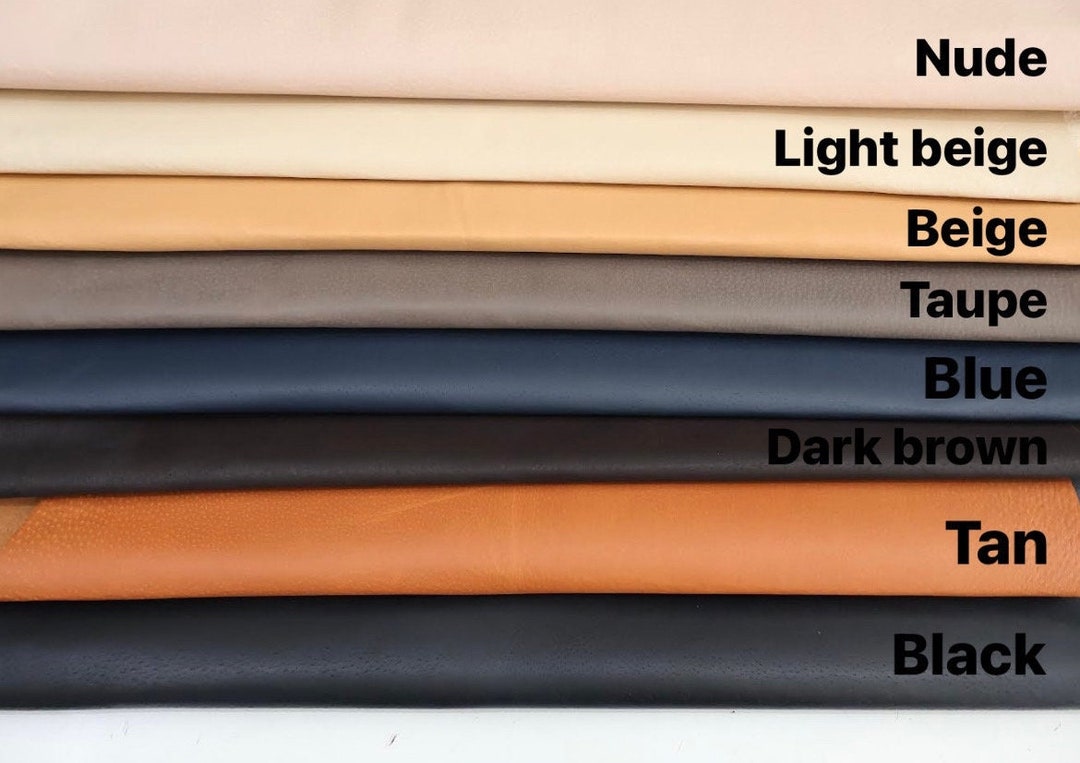 Genuine Pigskin Leather Lining: Thin, Resin-finished Pig Leather (0.6mm ...
