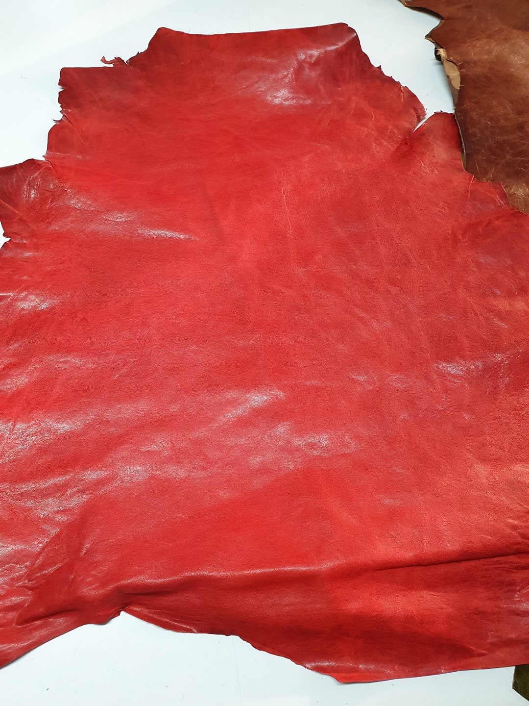 Goat Antique, Crunchy Leather, Two Tone Goat Hide, Milled Oily Rustic ...