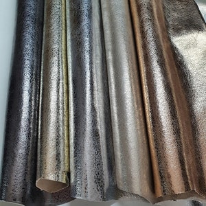 Metallic Goat Leather Sheet: Soft Goatskin Hide, Crafting Leather (0 ...