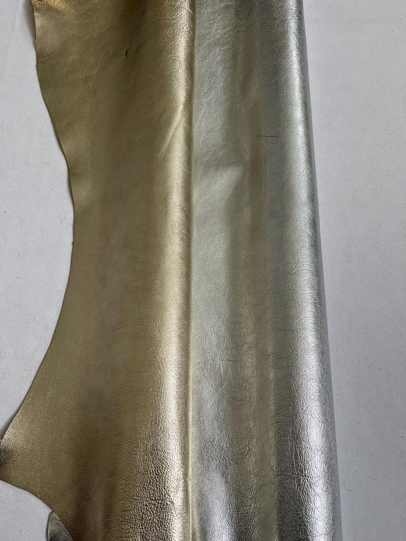 Metallic Goat Leather for Crafts: Soft and Thick Goatskin Hide (0.9mm 2 ...