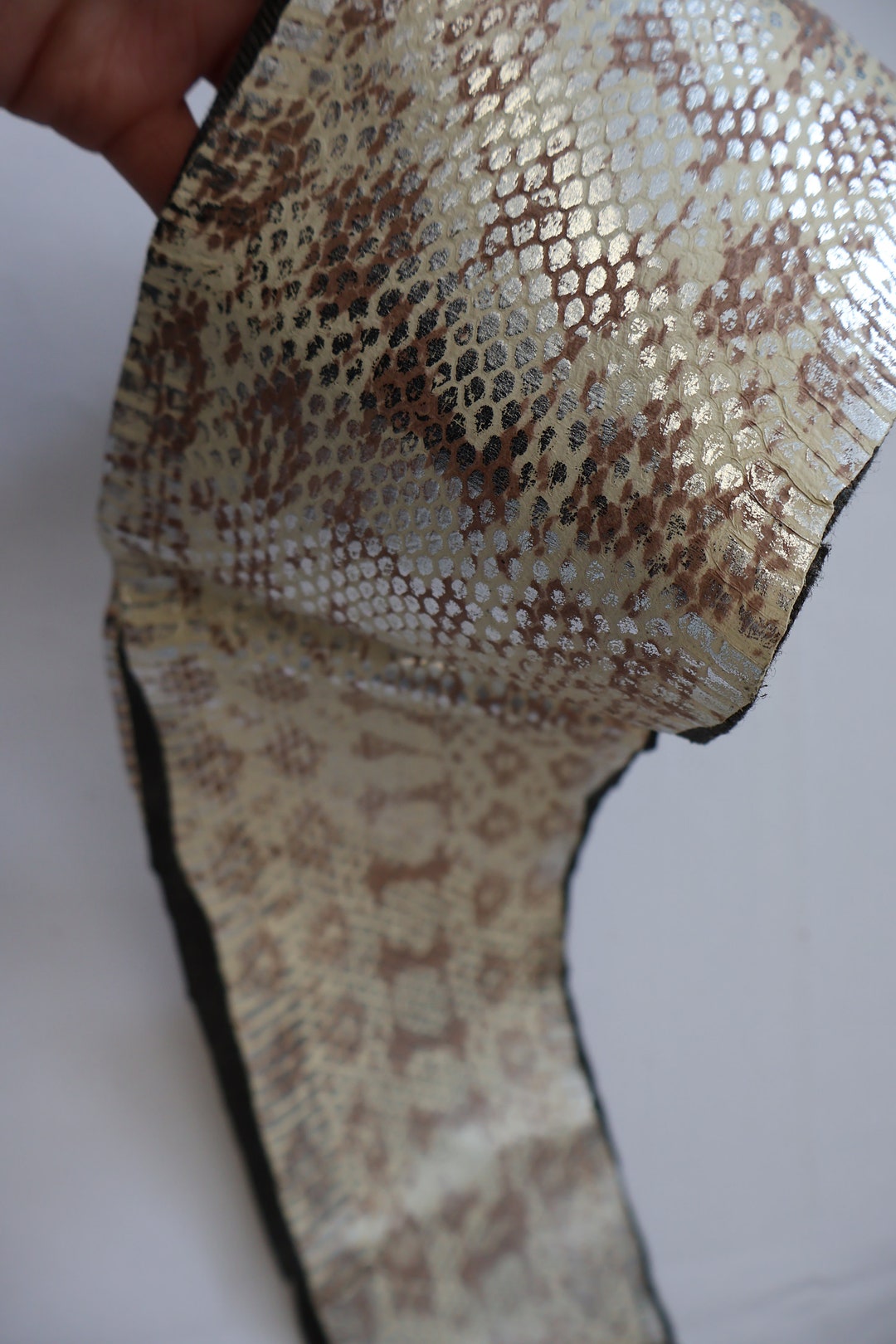 Genuine Snakeskins Real Snake Leather Hide Backed With - Etsy
