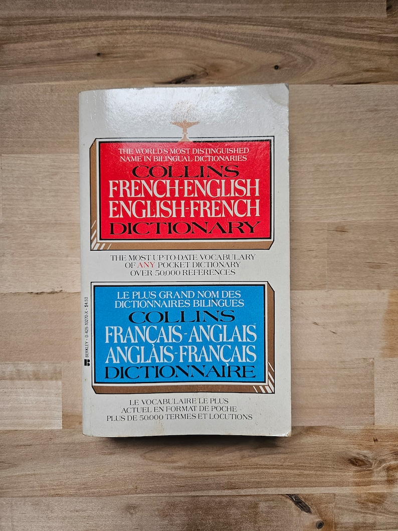 Collins French-english English-french Dictionary Français-anglais ...