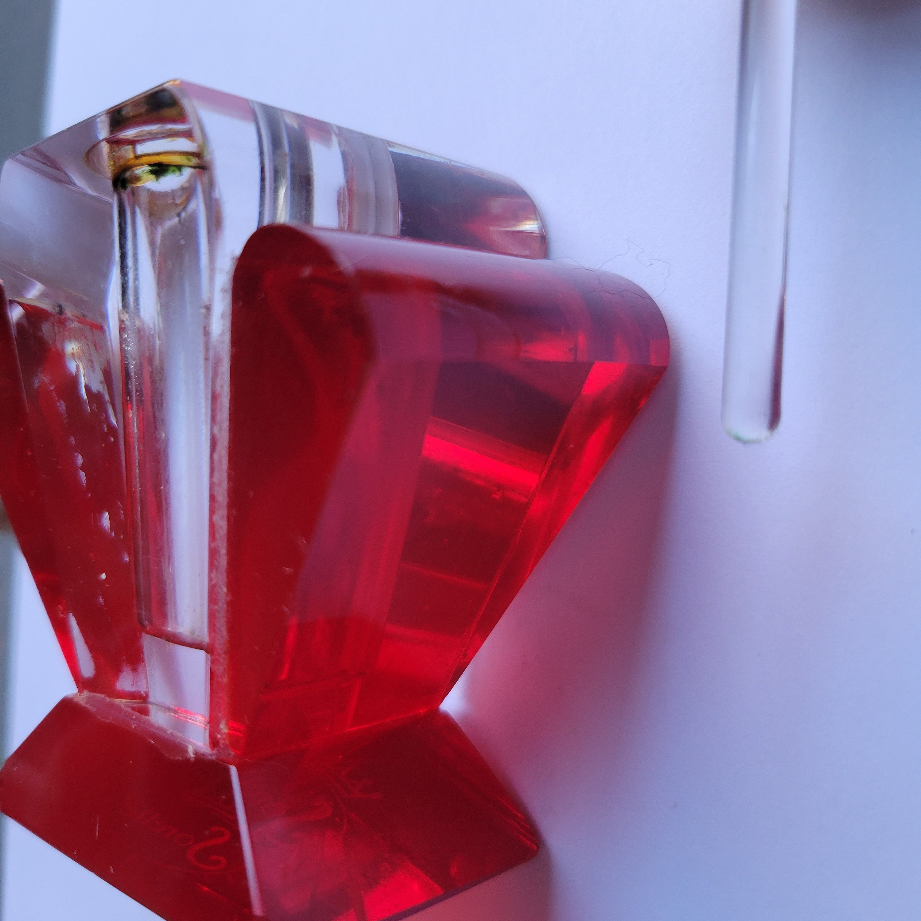 Sorelle, Ruby Red, Crystal, Refillable Perfume Bottle, Fancy, Ornate ...