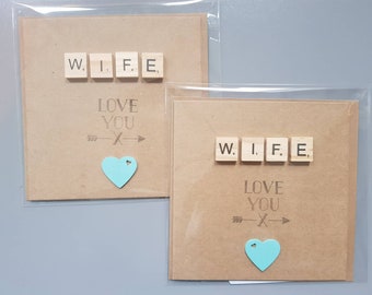 Handcrafted Scrabble Bon Voyage Card Handmade Card Goodbye Bye - Etsy UK