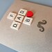 Dad Scrabble Card Fathers Day Card Daddy Card Fathers Day - Etsy
