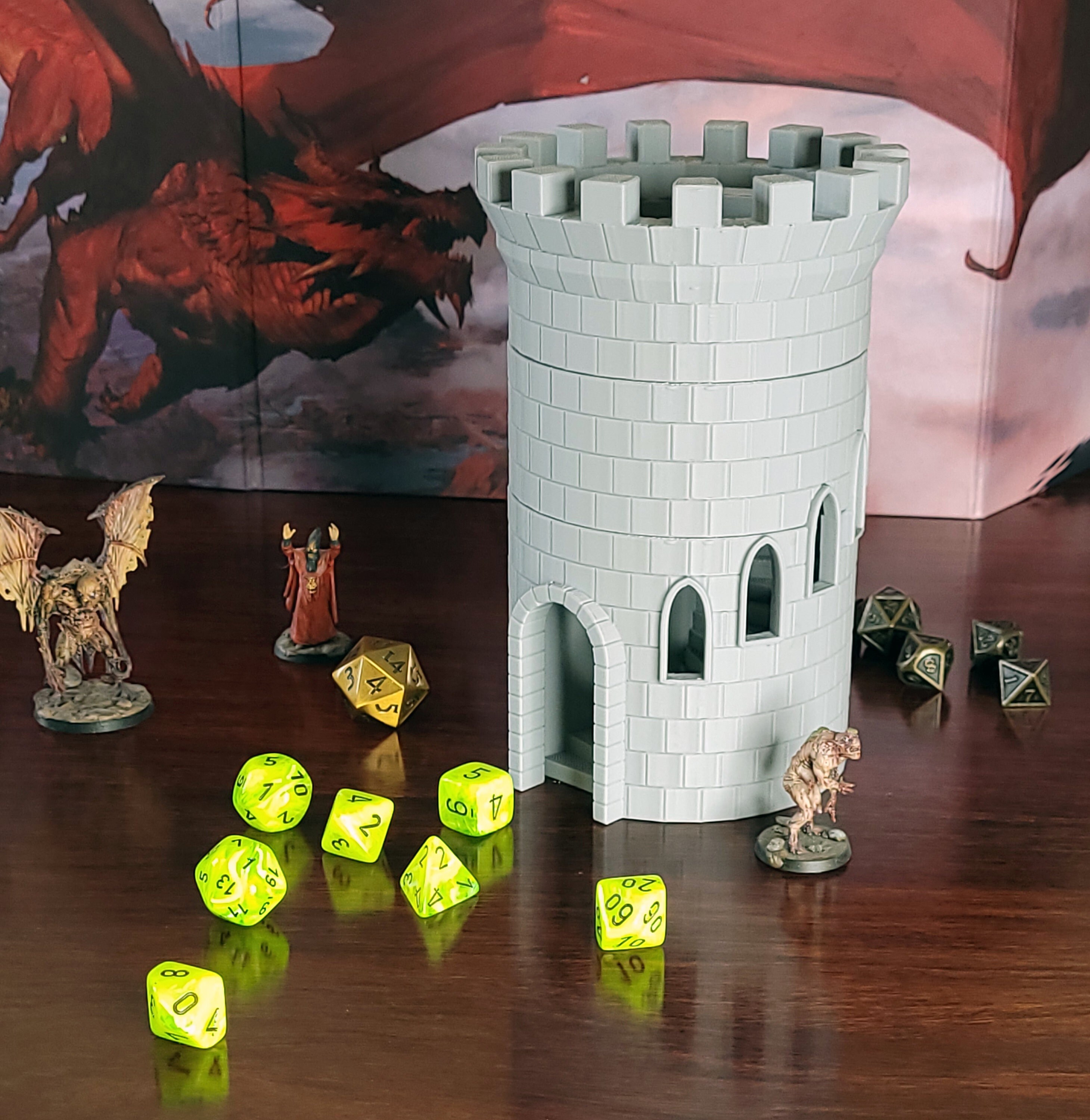 Modular Castle Dice Tower for Dnd and Tabletop Games - Etsy