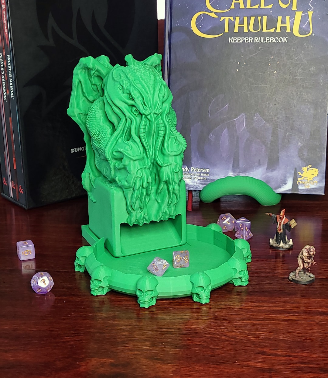 Dreaded Cthulhu Dice Tower - Tabletop Gaming Accessory - Etsy