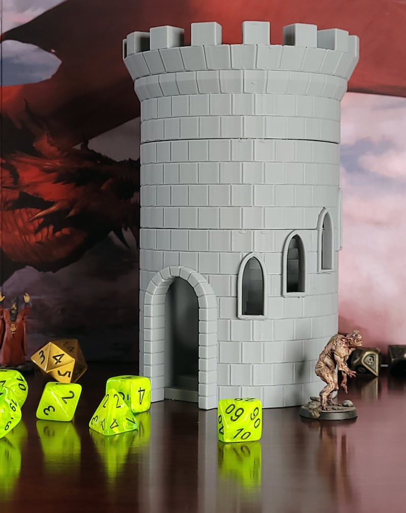 Modular Castle Dice Tower for Dnd and Tabletop Games - Etsy