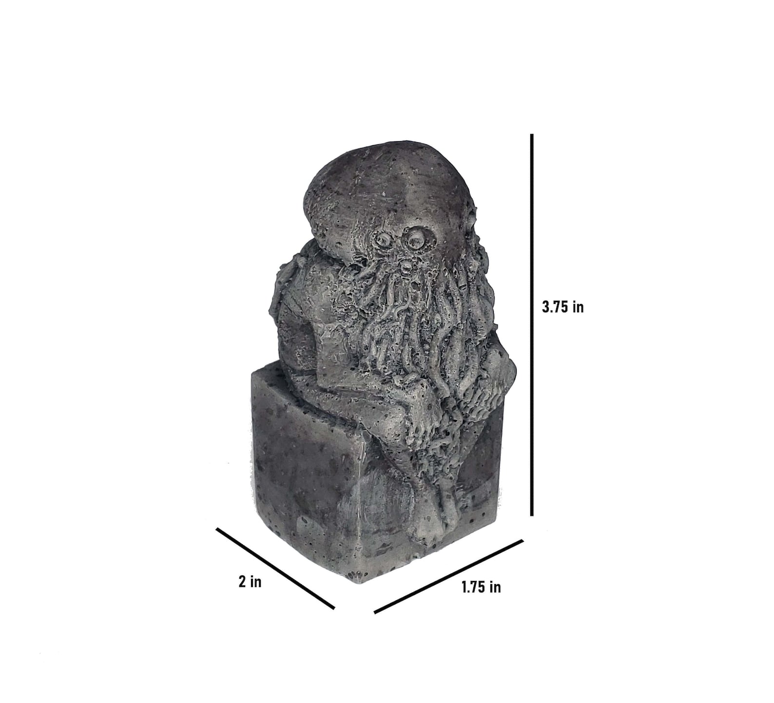 Cthulhu Stone Idol Newspaper & Crate Lovecraft Concrete | Etsy