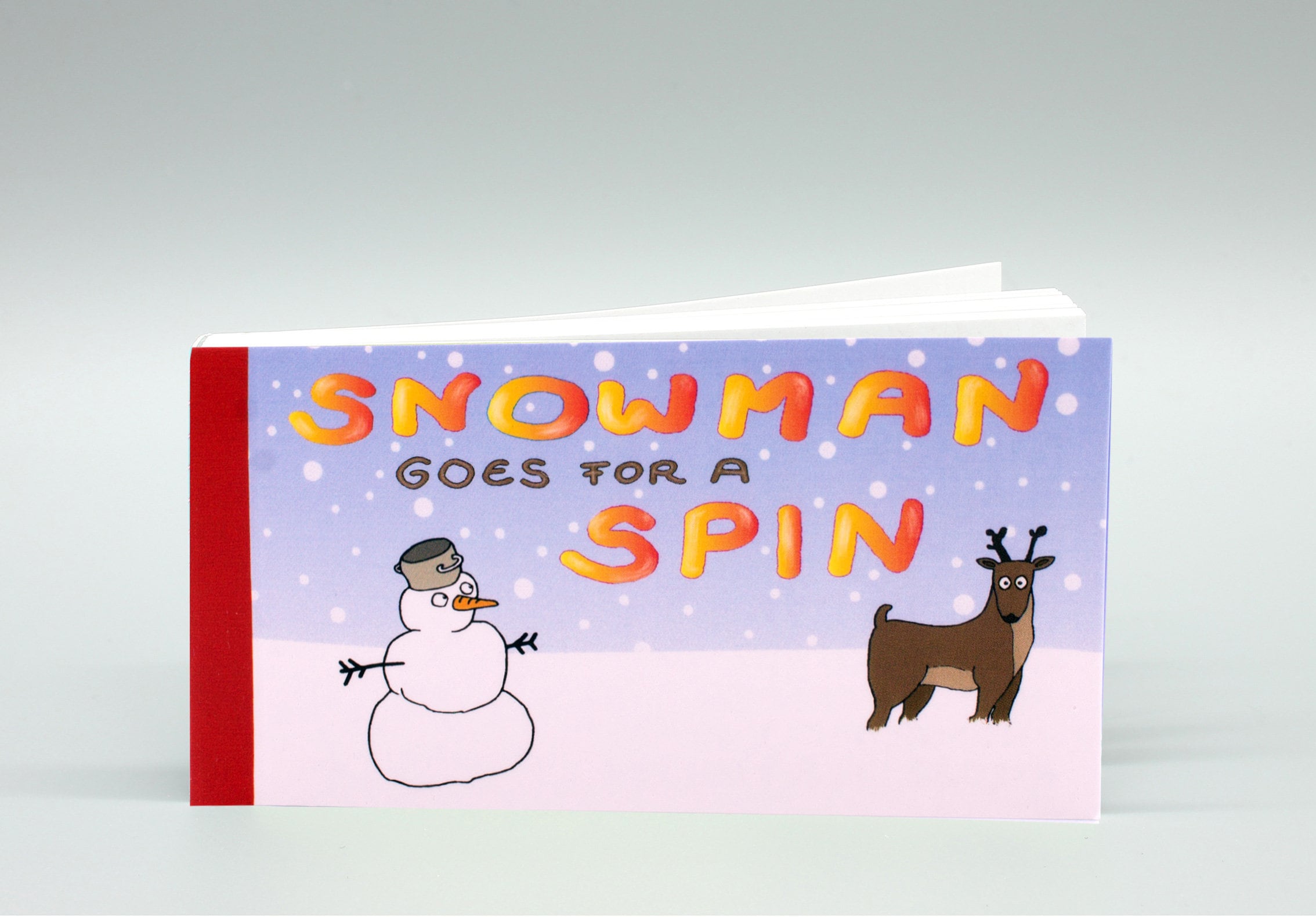 Flip Book Snowman Goes for a Spin - Etsy