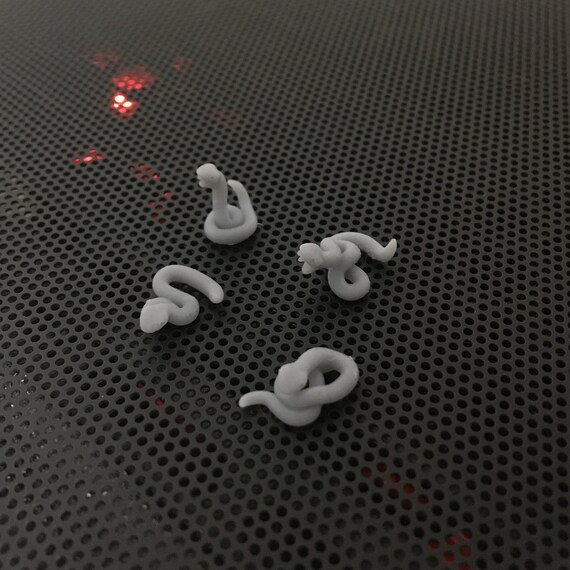 Miniature RPG Snakes 28mm Scale Unpainted | Etsy