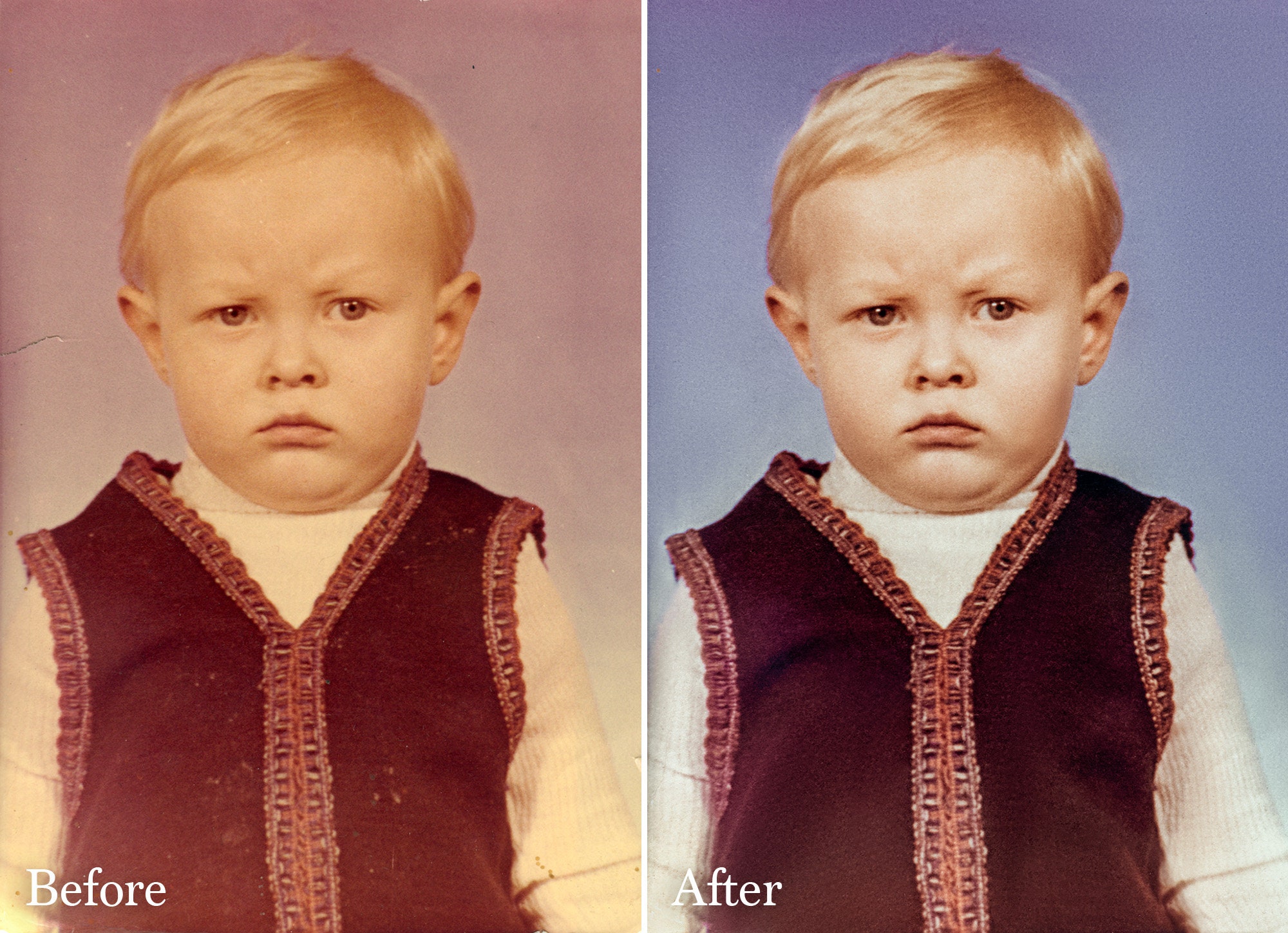 Old Photo Restore, Image Restoration Service, Torn Photo Fix and Repair ...