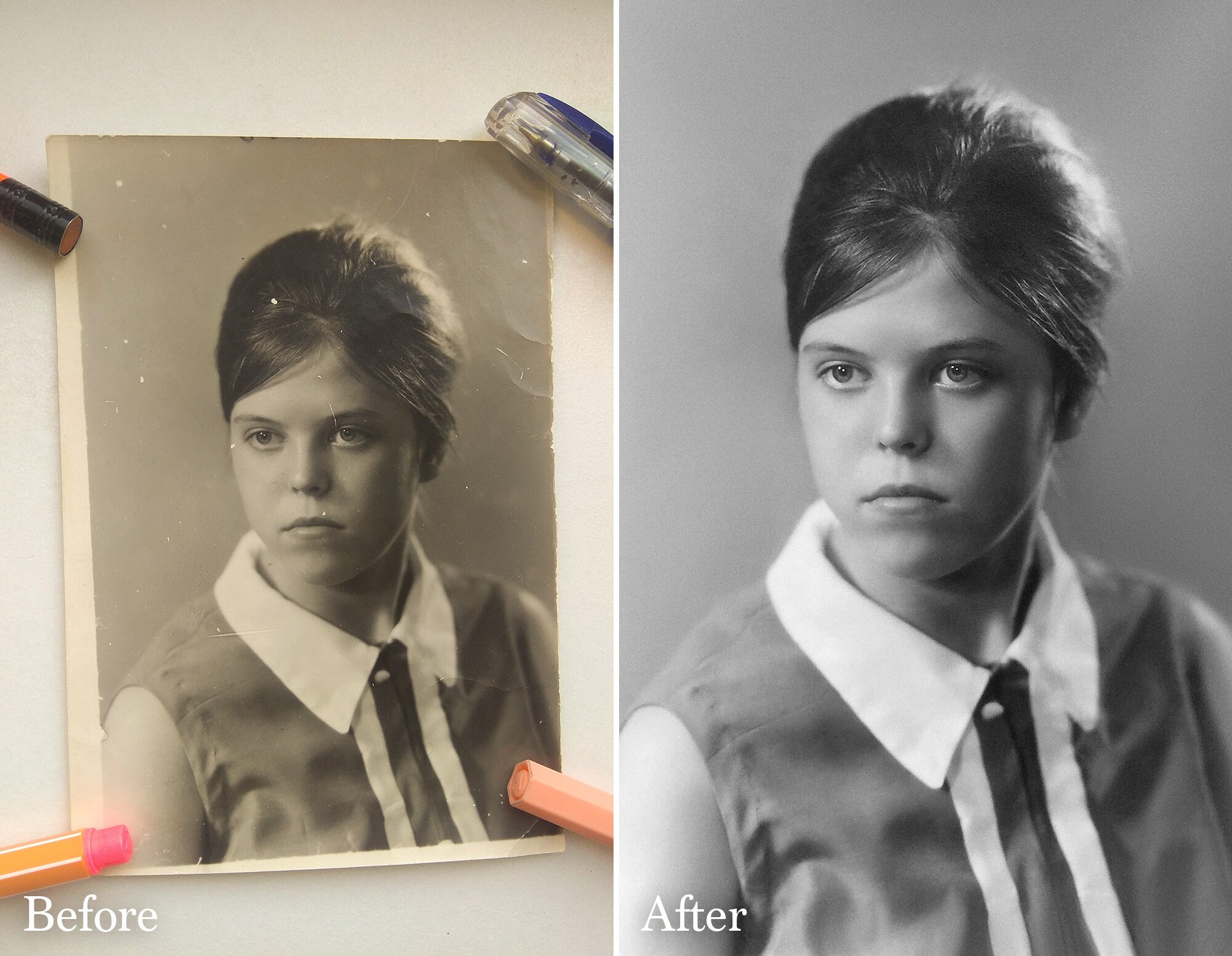 Old Photo Restore, Image Restoration Service, Torn Photo Fix and Repair ...