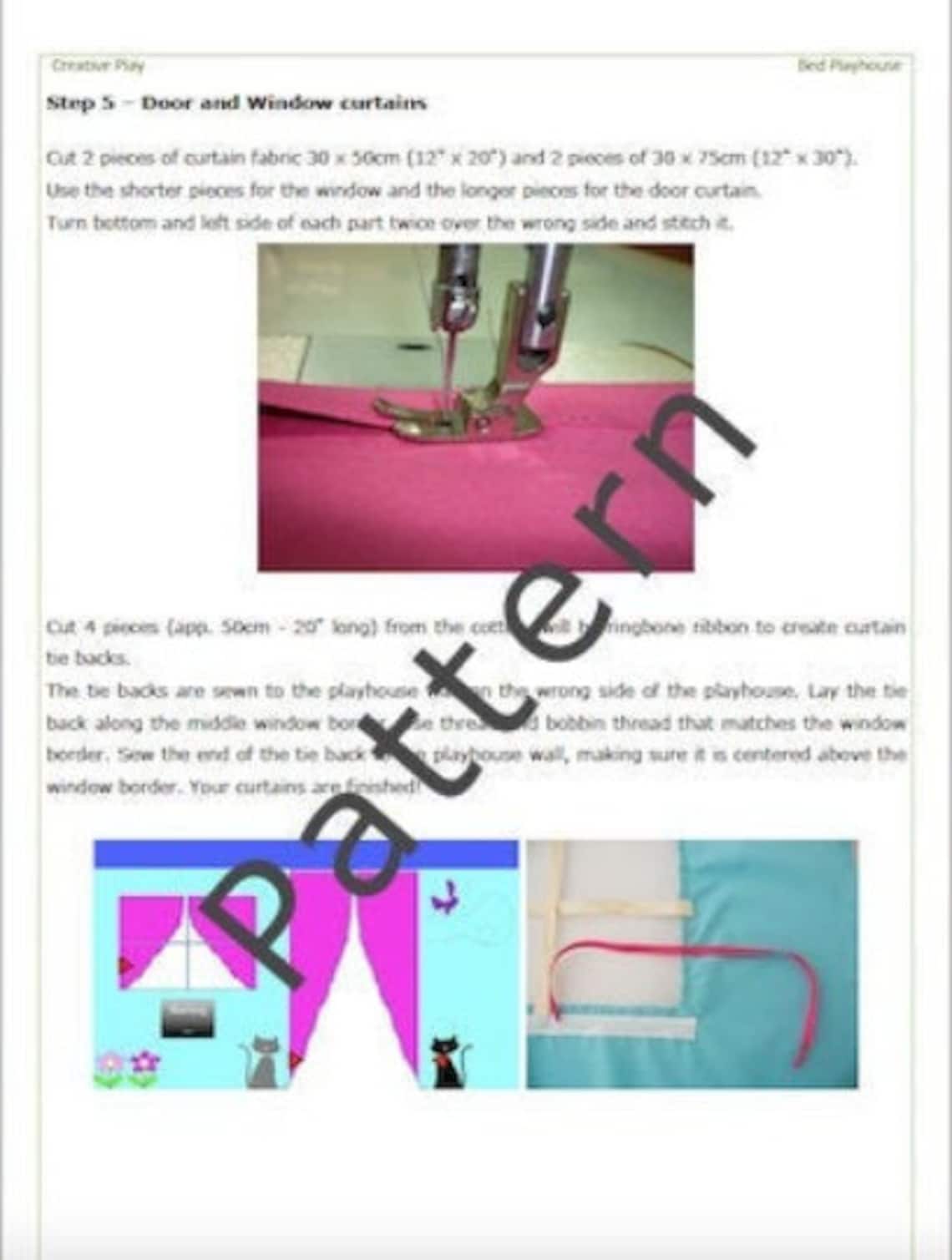 Puppet Theatre Bed Playhouse Pattern / Kura Bed Playhouse - Etsy