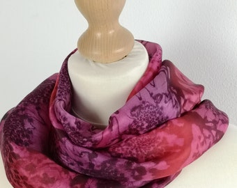 Ruby Red Scarf - Etsy