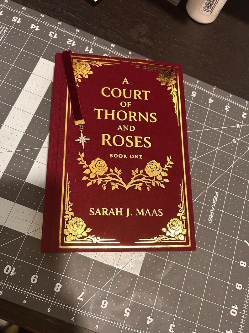 ACOTAR - A Court of Thorns and Roses - Handmade Rebound Hardcover Book ...