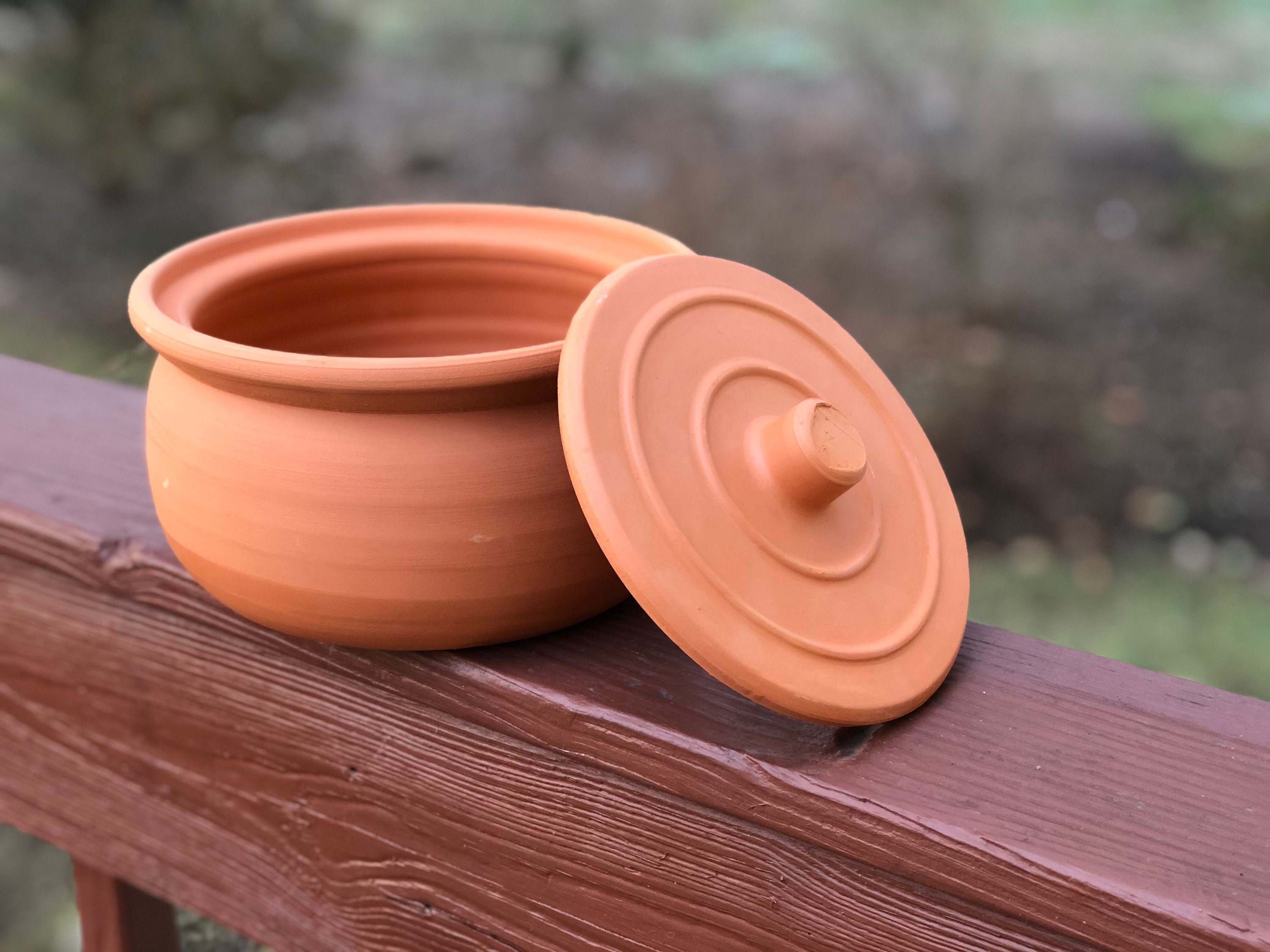 Earthenware Cooking Pot Handmade Clay Casserole Crock Pot | Etsy