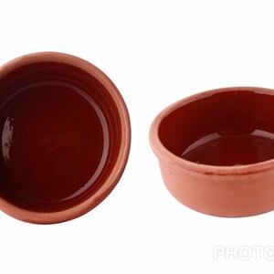 7 Pcs Earthenware Baking Serving Bowl Set, Clay Terracotta Dishes ...