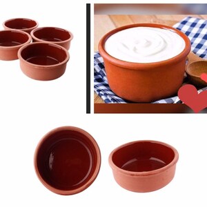 7 Pcs Earthenware Baking Serving Bowl Set, Clay Terracotta Dishes ...