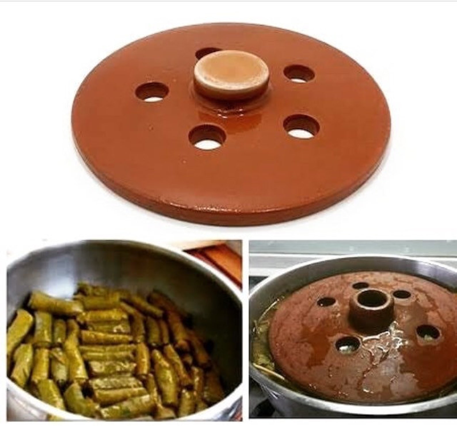 Heavy Pot Lid Cover Grape leaf roll Lid Dolma Cover Size | Etsy