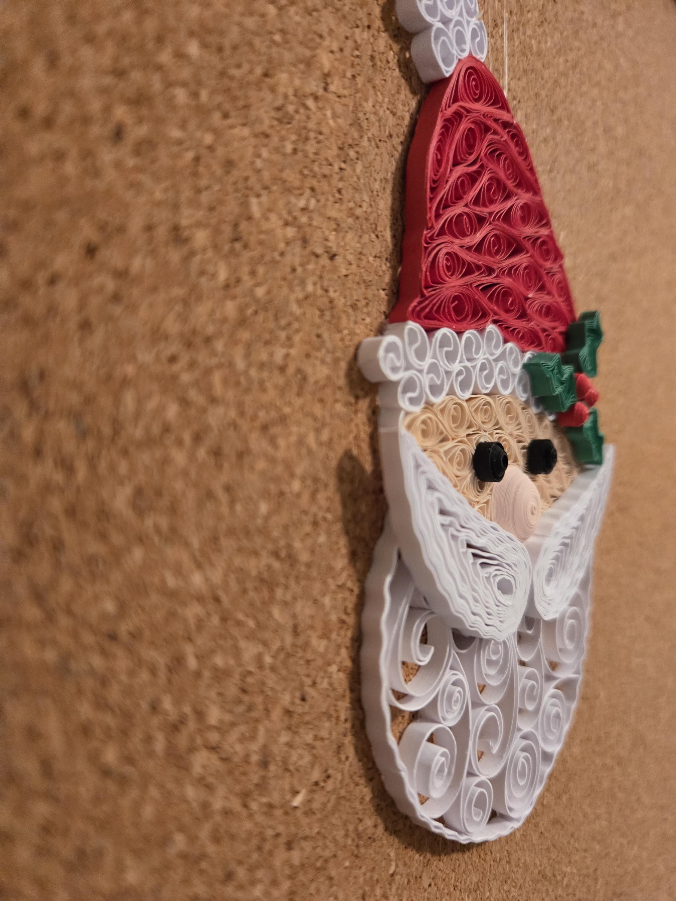 Quilled Santa Face Ornament - Etsy