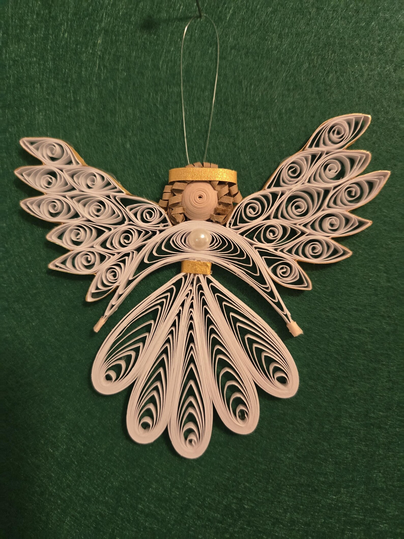 Quilled Angel Ornament - Etsy