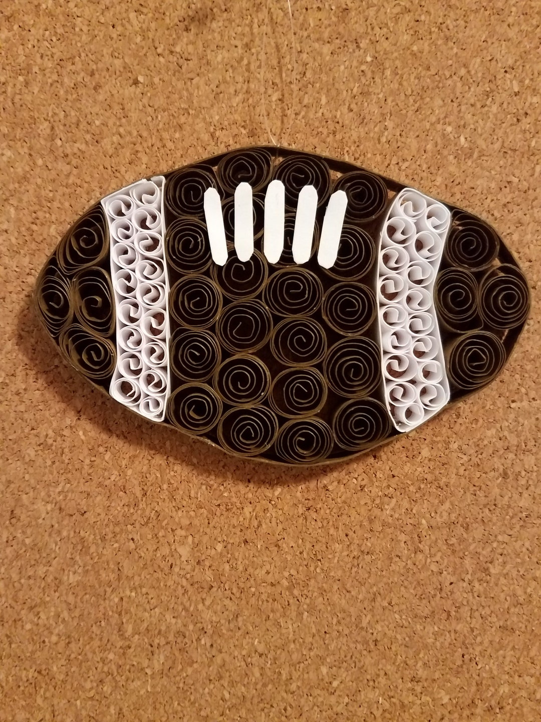 Quilled Football Ornament - Etsy