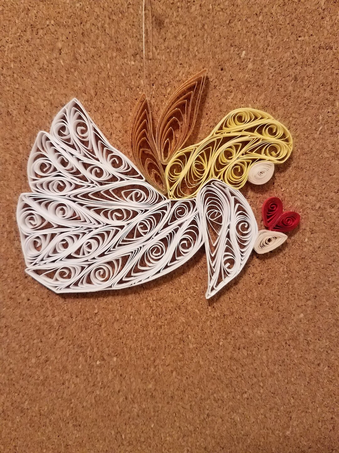 Quilled Angel With Blonde Hair - Etsy