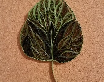 Quilled Fall Leaf - Etsy