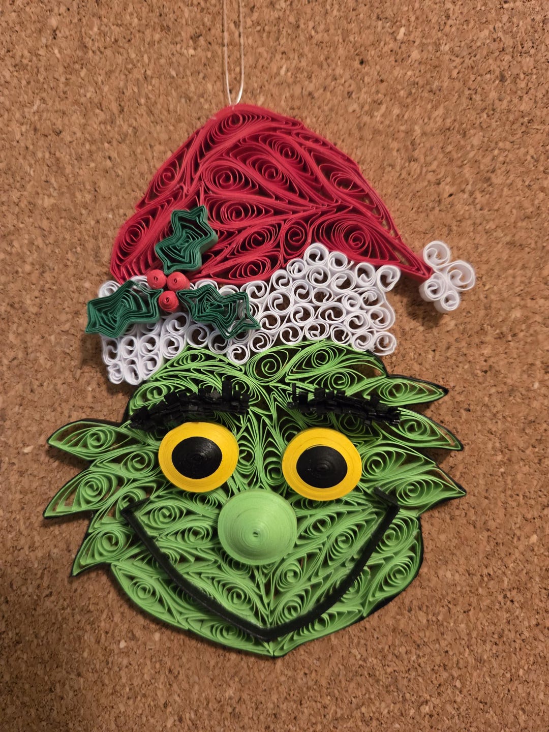 Quilled Grinch Ornament - Etsy
