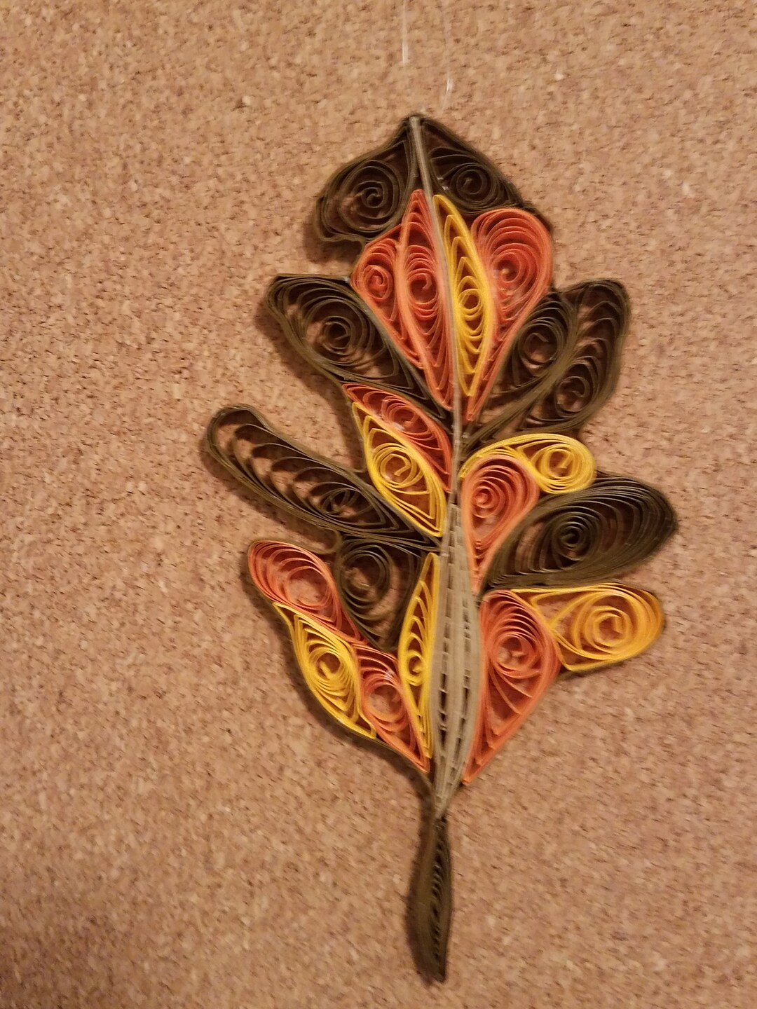 Quilled Fall Leaf - Etsy