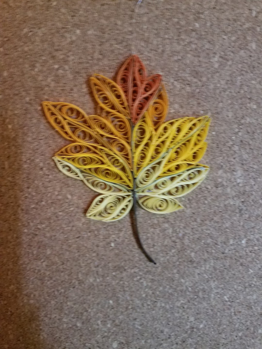 Quilled Fall Leaf - Etsy