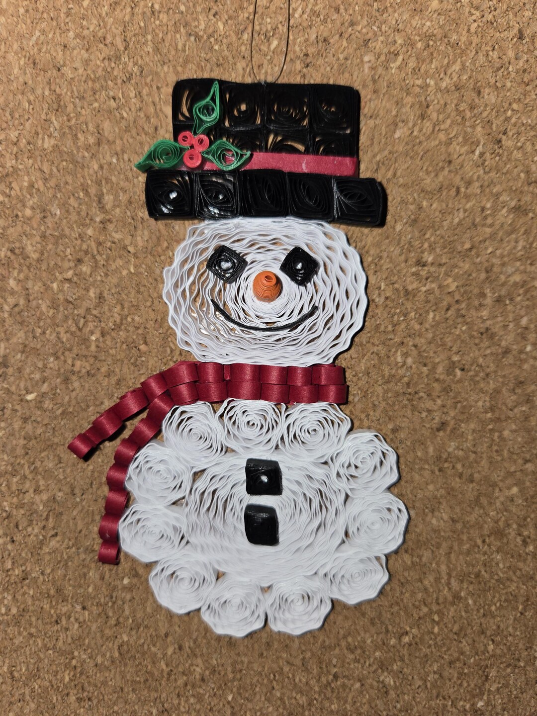 Quilled Snowman Ornament - Etsy