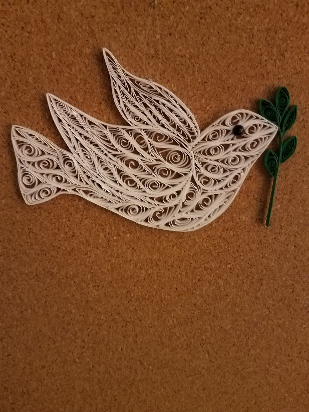 Quilled Dove Ornament - Etsy