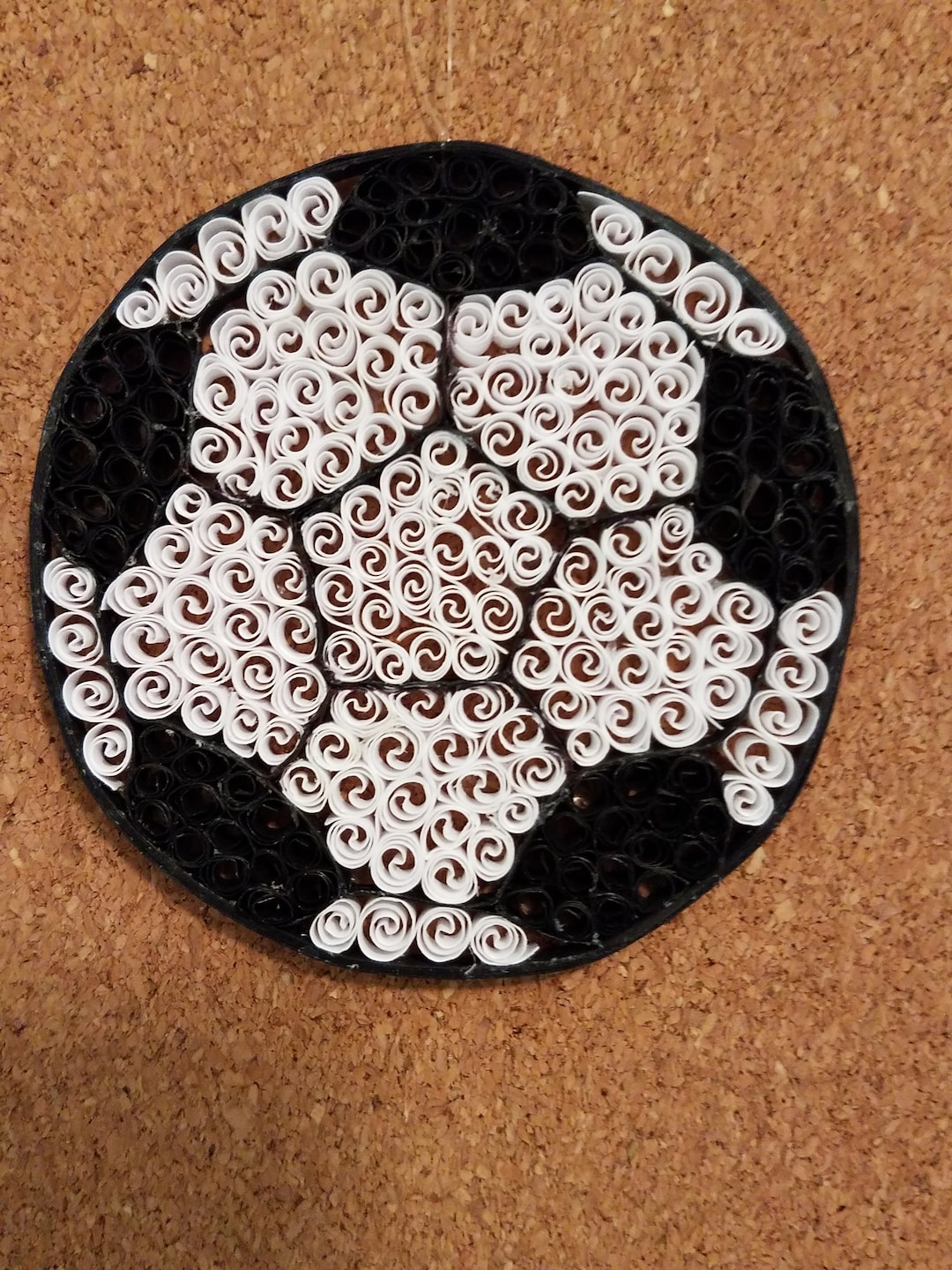 Quilled Soccer Ball Ornament - Etsy