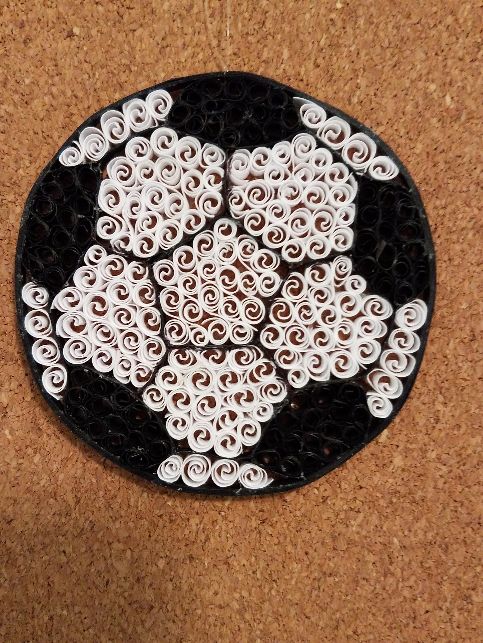 Quilled Soccer Ball Ornament - Etsy